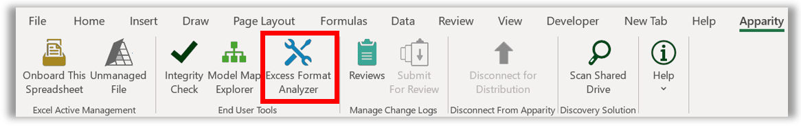 Excess Format Analyzer – Apparity, LLC